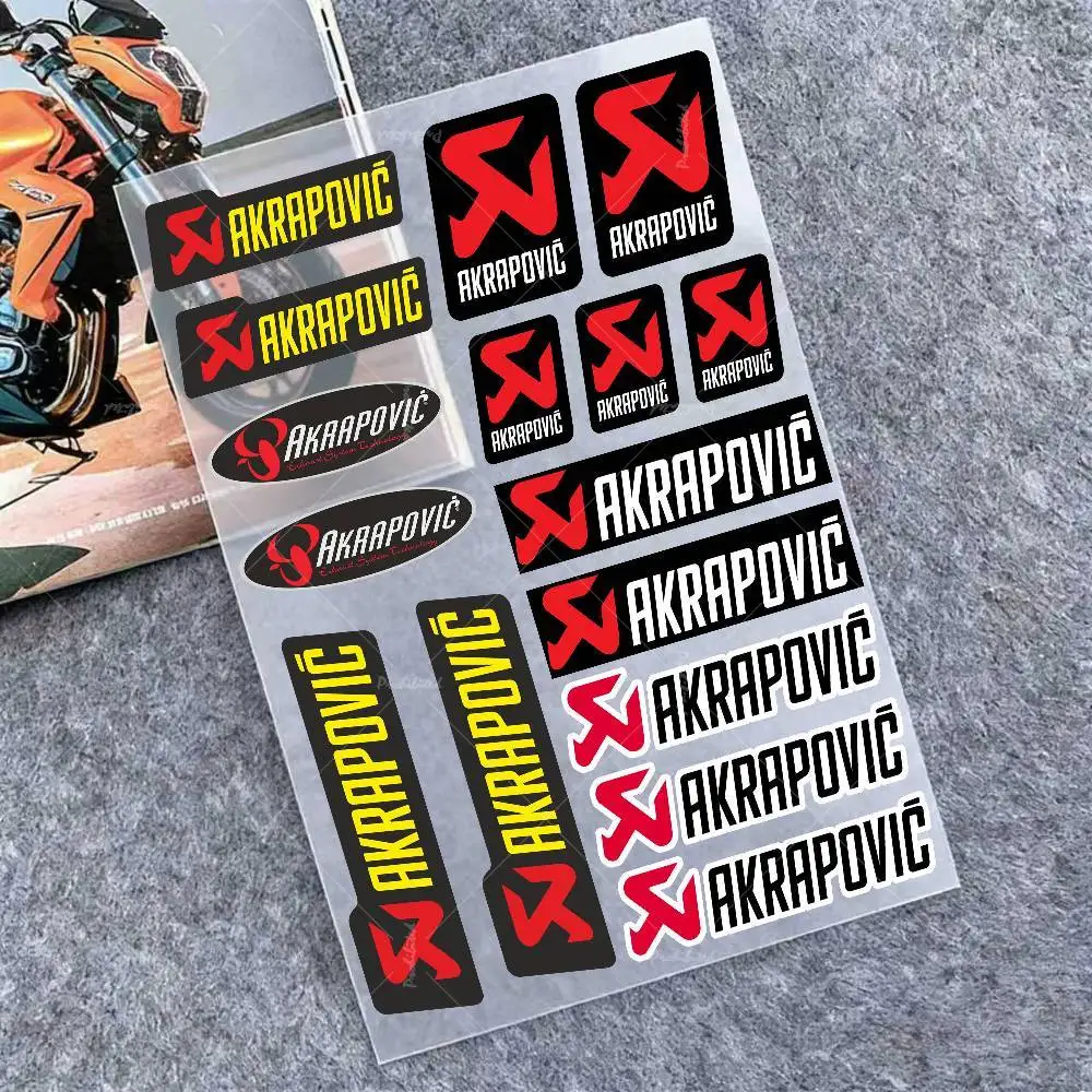 for AKRAPOVIC Stickers Moto Sticker Auto Body Bumper Windows Motorcycle ...