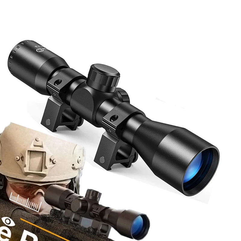 4x32-Rifle-Scope-Compact-Crosshair-Optics-Hunting-Gun-Riflescope-with ...