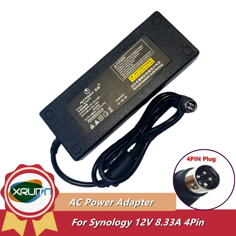 12V-8-33A-100W-4PIN-AC-Adapter-Charger-For-NAS-QNAP-TS-419P-II-NAS ...