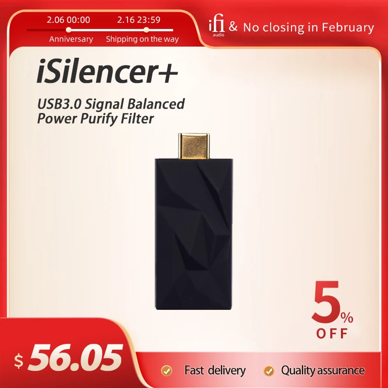 iFi-iDefender-USB-Power-Isolator-Ground-Loop-Noise-PC-Hifi-Audio-Music ...