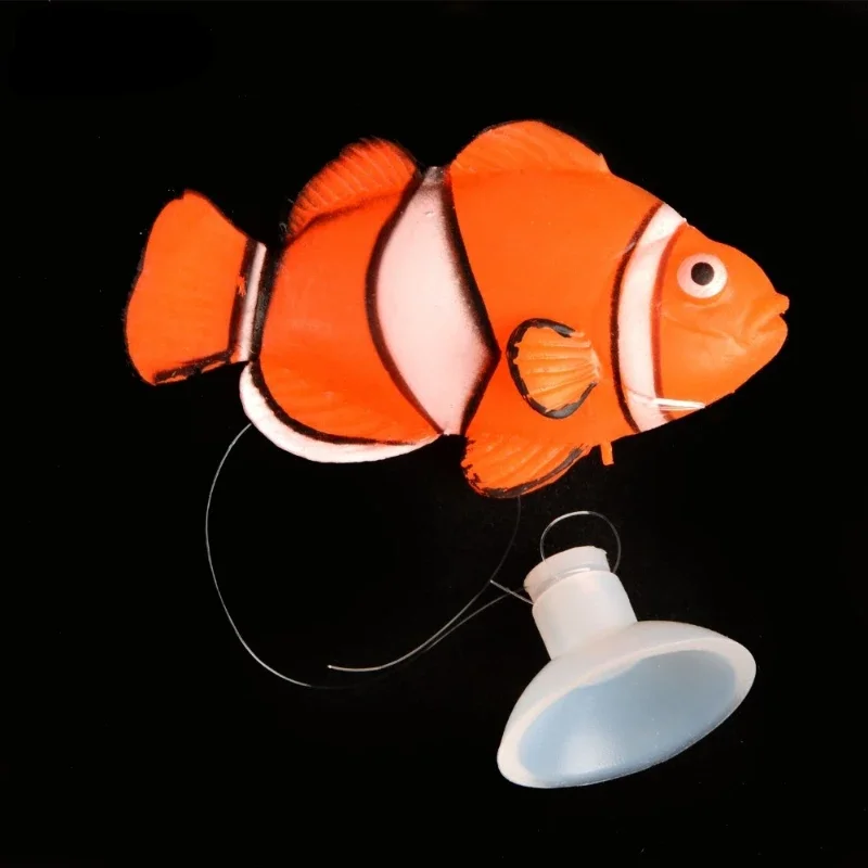 Vivid-Silica-Gel-Fishes-Artificial-Luminous-Fish-Clownfish-Guppy ...