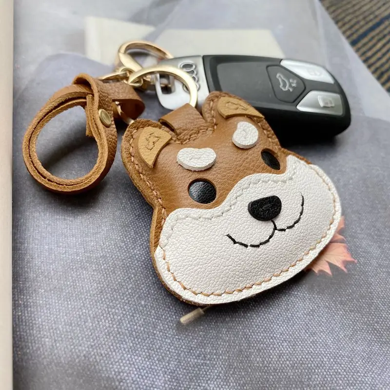 Handmade-Pet-Leather-Key-Chain-bag-Charms-Accessories-for-Pet-holiday ...