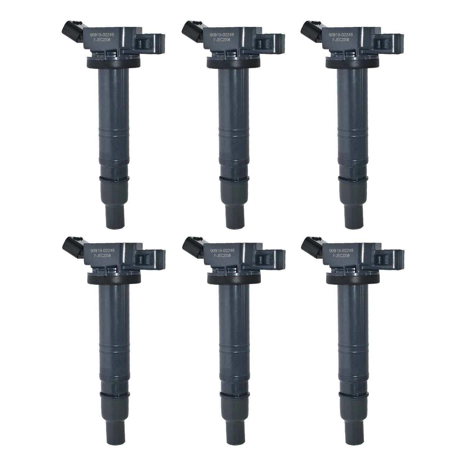 1-4-6PCS-90919-02248-UF495-Ignition-Coils-for-05-12-Toyota-4Runner ...