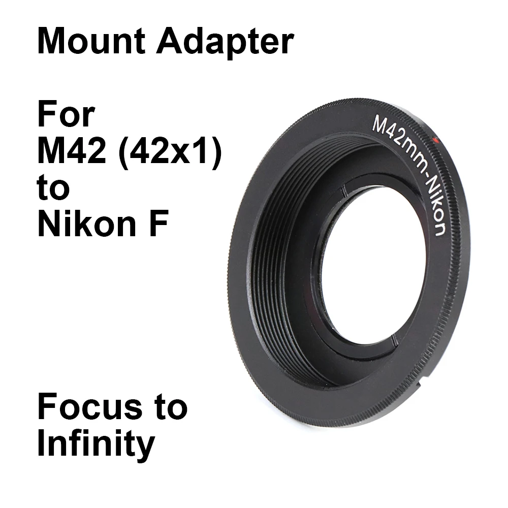 M42 - Nik F For M42 (42x1) lens Nikon F mount camera D6 D750 D850 Mount Adapter Ring M42-AI ...