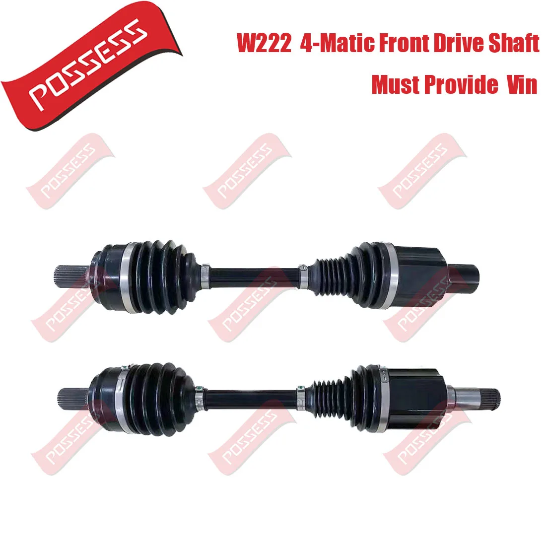 Front Axle Drive Shaft Assembly With Constant Velocity Universal Joint ...