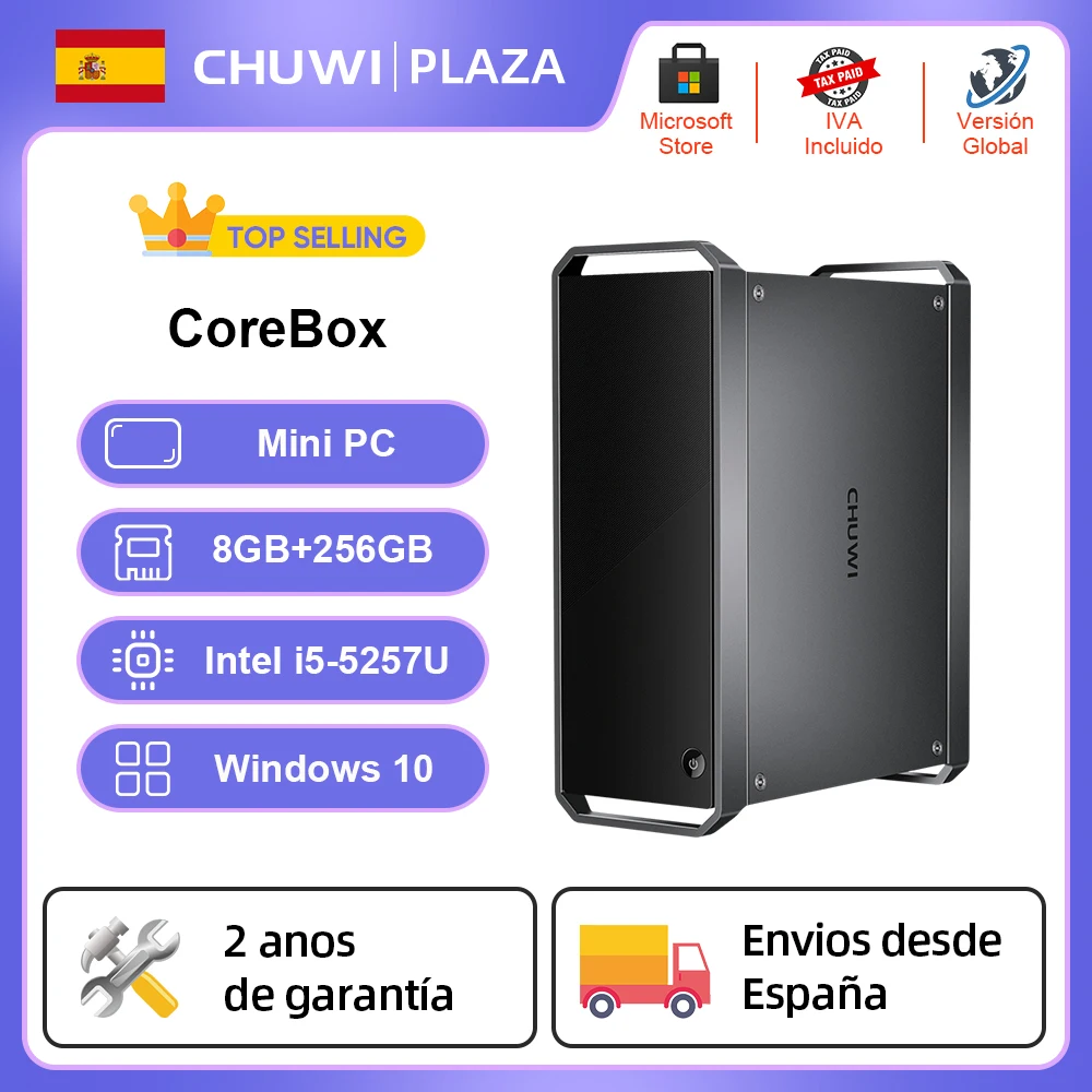 CHUWI-CoreBox-mini-Gaming-Desktop-PC-Intel-i5-5257U-8G-RAM256G-SSD ...