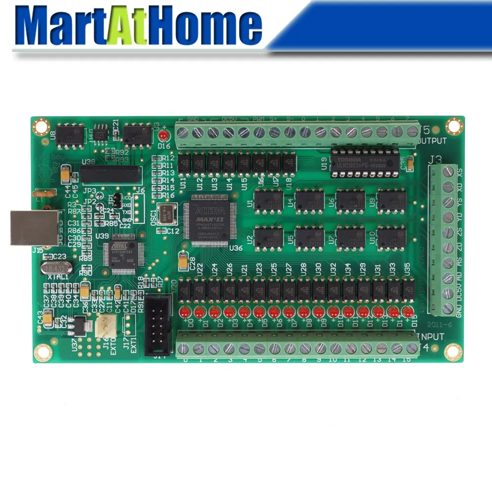 Akz250 Cnc 3 Axis 4 Axis Usb Mach3 200khz Breakout Board Interface Card ...