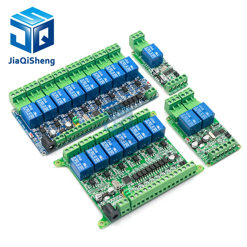 12V-24V-Modbus-rtu-1-2-4-8-channel-Relay-Module-485-TTL-Communication-1 ...