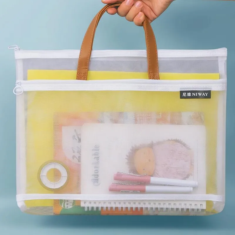 B4-File-Bag-Information-Pocket-Bag-Student-Portable-Homework-Bag ...