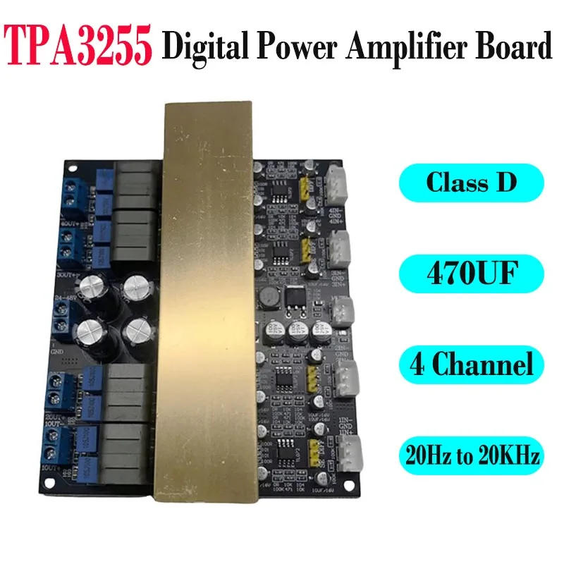 TPA3255-Digital-Power-Amplifier-Board-Class-D-4-Channel-High-Power ...