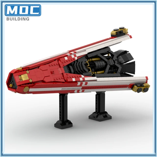 NEW Plan MOC Spaceship Model Razorback Building Block DIY Modular ...