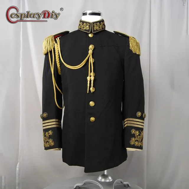 Cosplaydiy Men's Military Navy Cosplay Costume Outfits British War ...