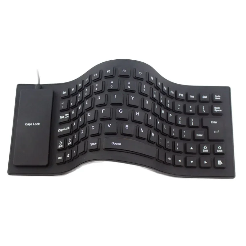 85-key-Computer-Keyboard-Silicone-Mute-Soft-Keyboard-Portable-Mini ...