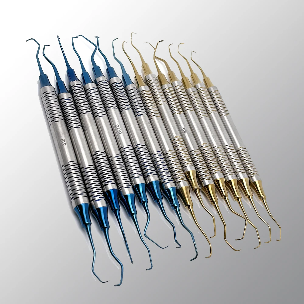 7-Uds-De-curetas-dentales-profesionales-Gracey-curetas-de-hueso-periodontales-Kit-Perio ...