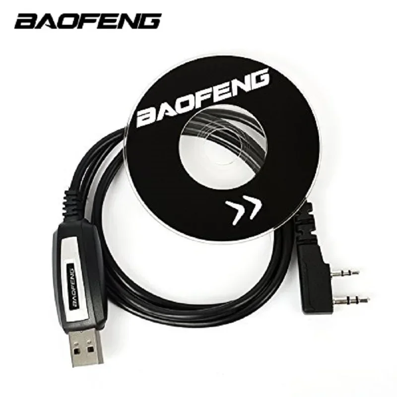BAOFENG-Cable-de-programaci-n-USB-y-CD-para-Baofeng-Pofung-UV-5R-UV-82 ...
