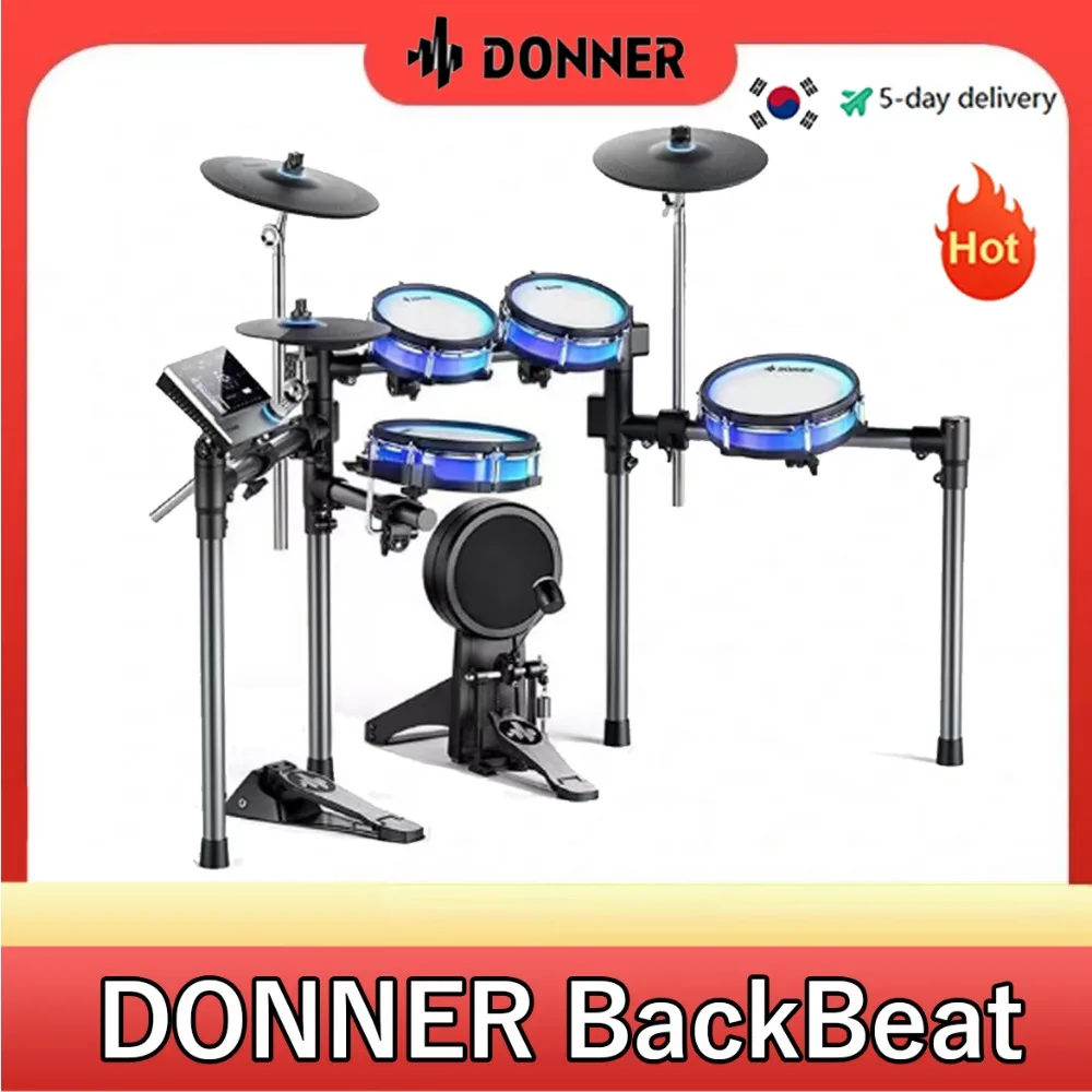 Donner-Electronic-Drum-Frame-Drum-Home-Beginners-Professional ...