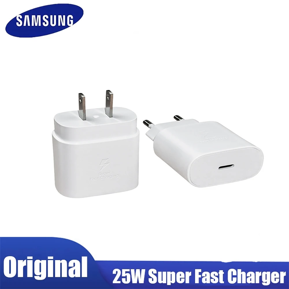 삼성 갤럭시 S10 5G C타입 케이블용 정품 초고속 충전기, 25W EU 전원 어댑터 EP TA800, A53, A33, A52, A32, F52, S22, S21 ...