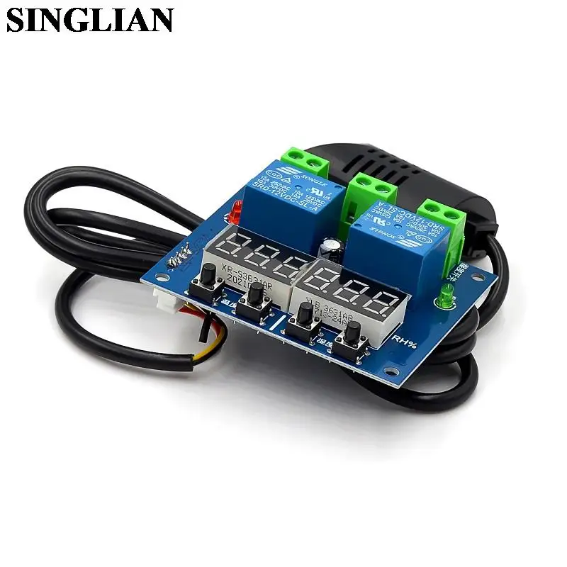 Digital Thermostat Temperature Humidity Regulator - Xh-m452 Temperature ...