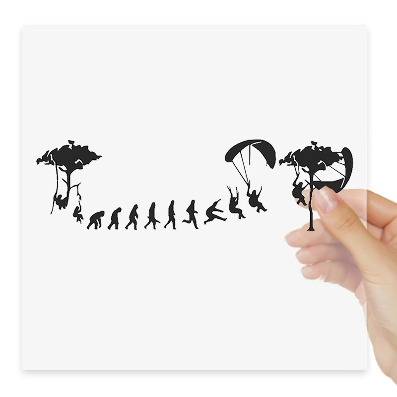 S90050-Interesting-Paraglider-Evolution-Black-Car-Stickers-Vinyl-Decal ...