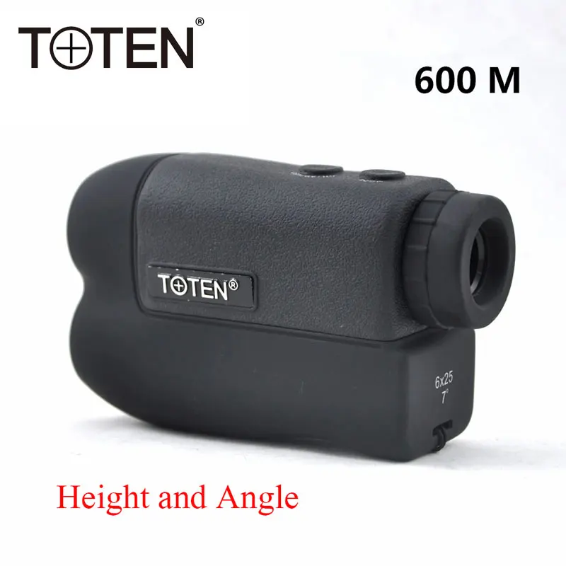 TOTEN-6x25-Golf-Laser-Rangefinder-Tactical-600m-Distance-Meter-Height ...