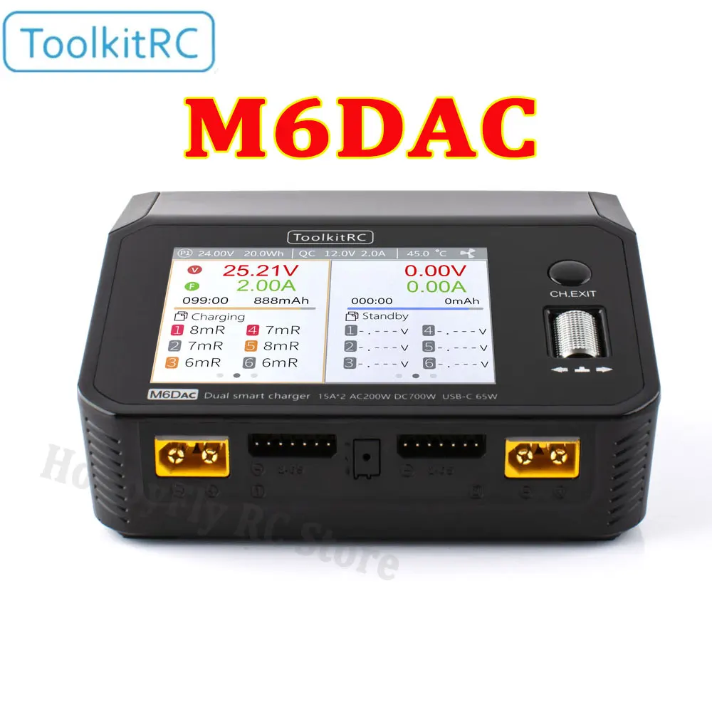 Battery Charger Toolkitrc M6 | Battery Charger Discharger | Charger Toolkitrc M6 Lipo - Parts ...