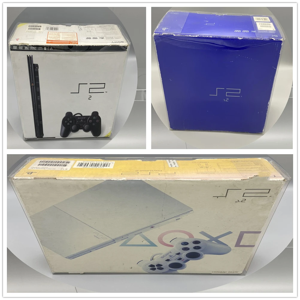 PlayStation-2-Game-Storage-Box-caixas-transparentes-caixa-de-coleta ...