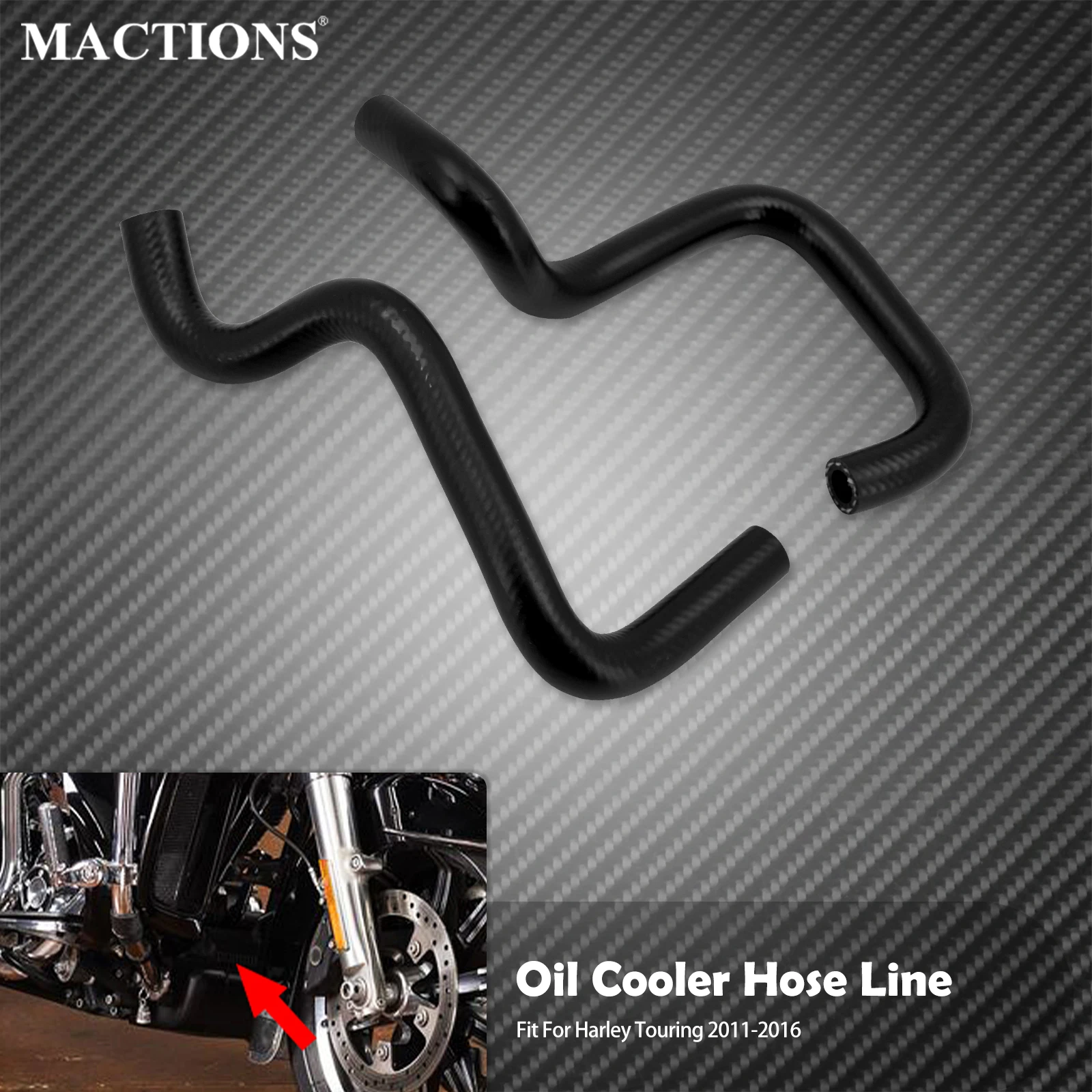 Motorcycle-Oil-Cooler-Hose-Line-For-Harley-Touring-Electra-Street-Ultra ...