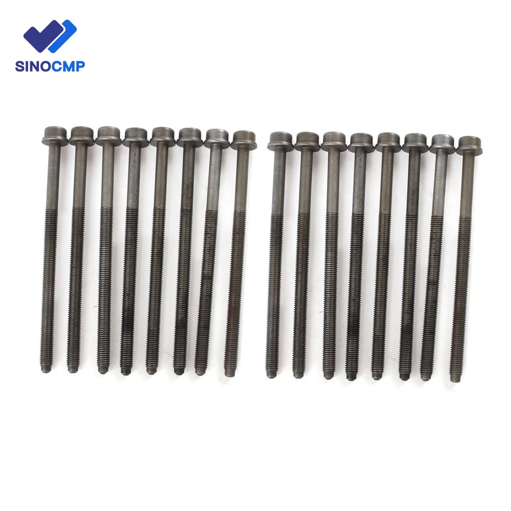 16pcs 06E103385 Engine Cylinder Head Bolt Kit Replacemnt for 2009 12 ...