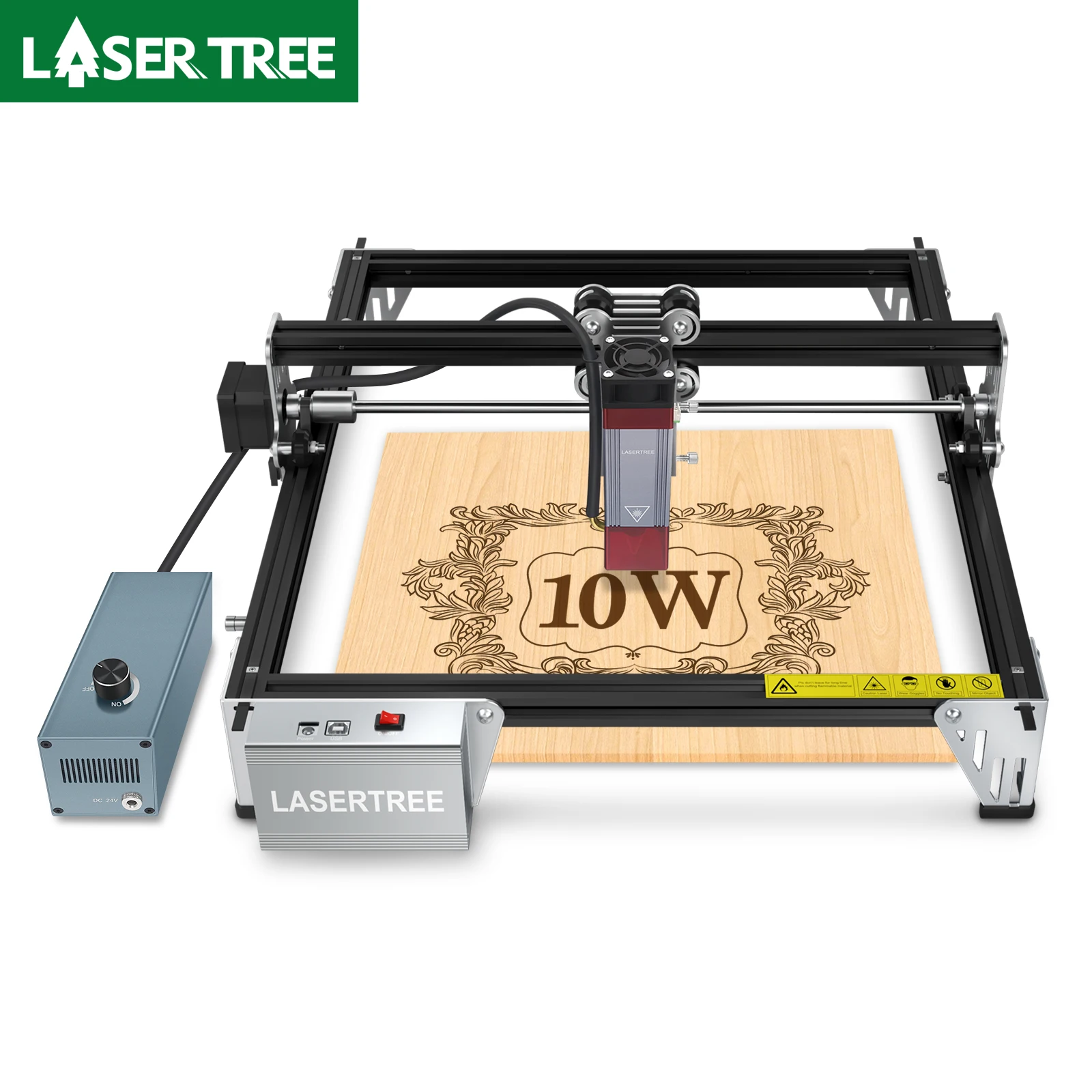 LASER-TREE-K1Mini-Laser-Engraver-With-10W-Laser-Head-Module-450nm-Blue ...