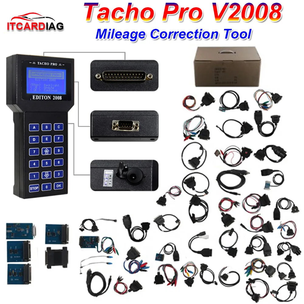 Tacho-Pro-2008-TachoPro-V2008-Universal-Dash-Programmer-Full-Kit-Mileage-Correction-Tool-UNLOCK ...