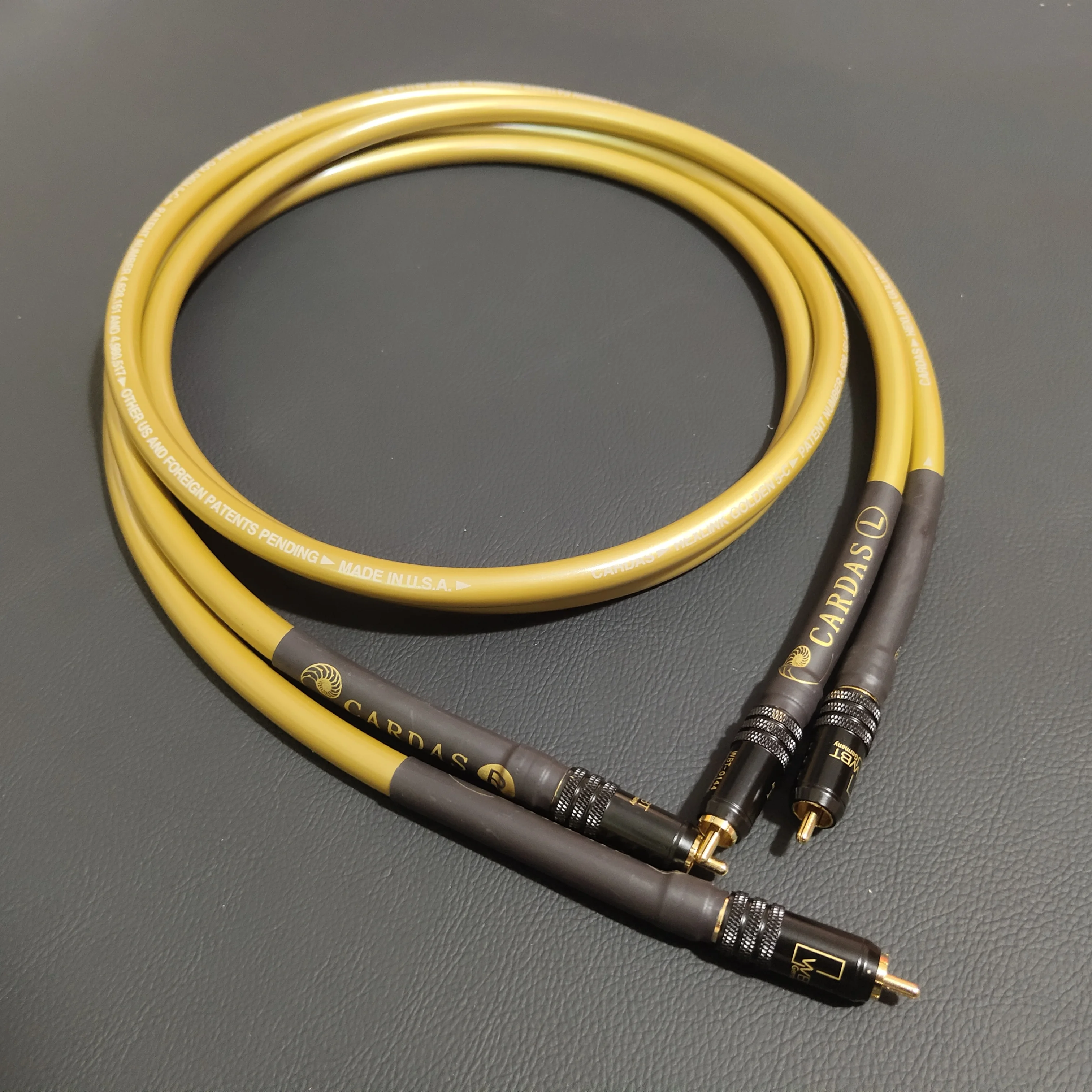 CARDAS-gold-edition-Hexlink-Golden-5-C-rca-jack-cable-High-Quality-OFC ...