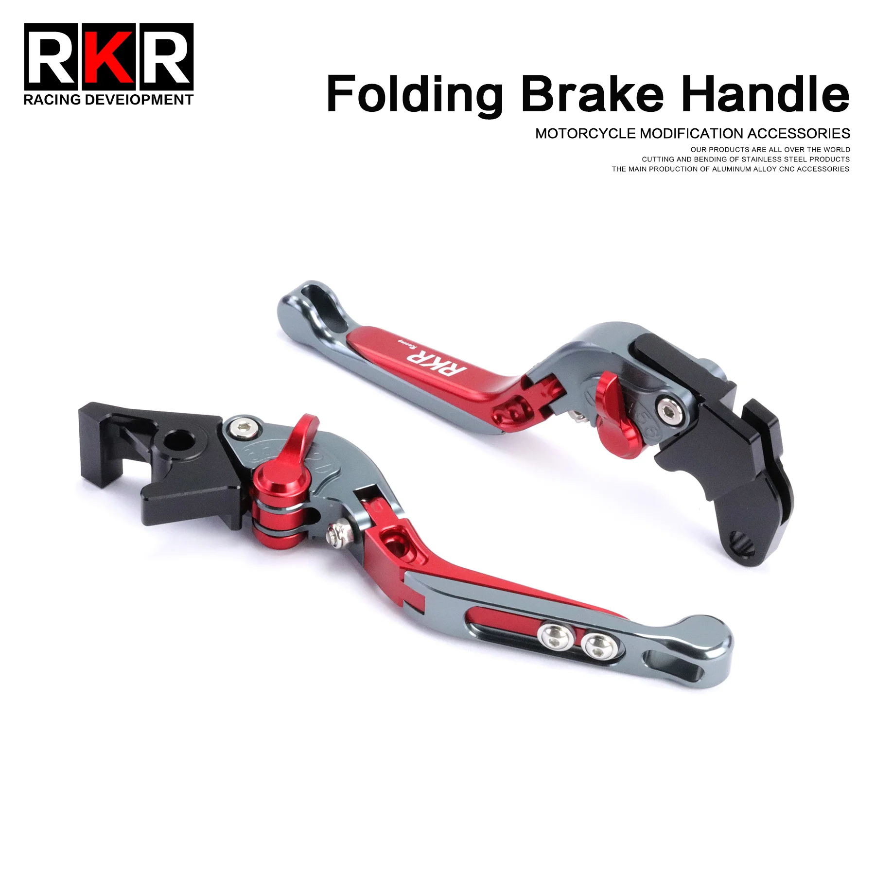 New Motorcycle Modified CNC Aluminum Folding Handle Brake Clutch Levers ...