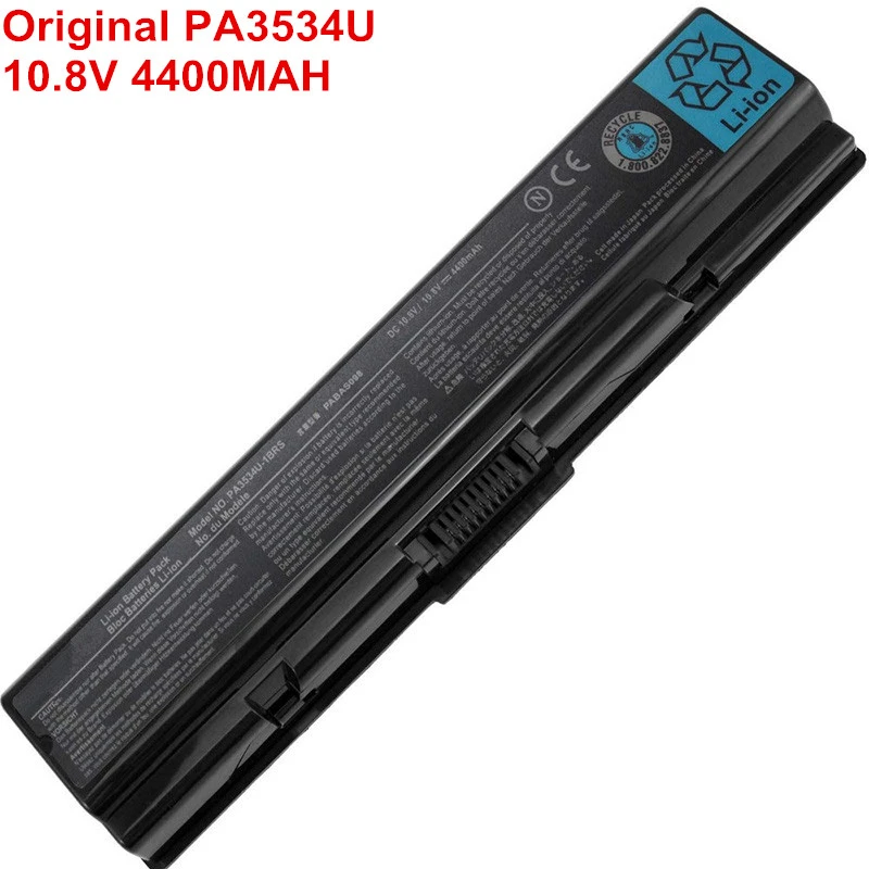 Toshiba Satellite Battery Model Pa3534u 1brs - 10.8v 44wh Original ...