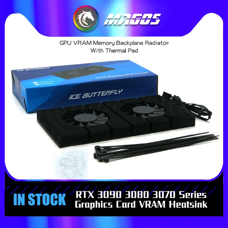 Pc Water Cooling Gpu Backplate Memory Radiator For Rtx 3090 3080 3070 ...