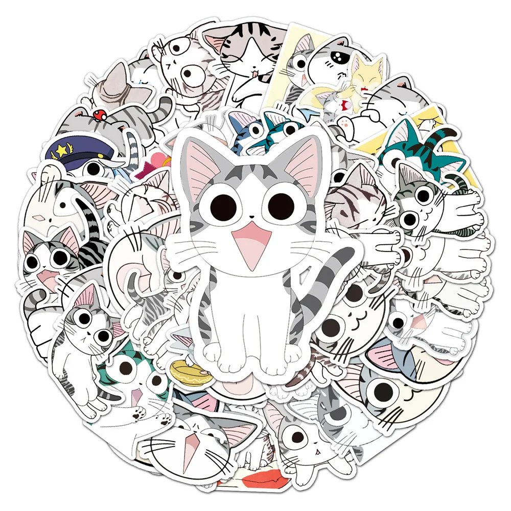 10-30-50pcs-Cute-Chi-Cat-Japanese-Cartoon-Kawaii-Sticker-For-Toy ...