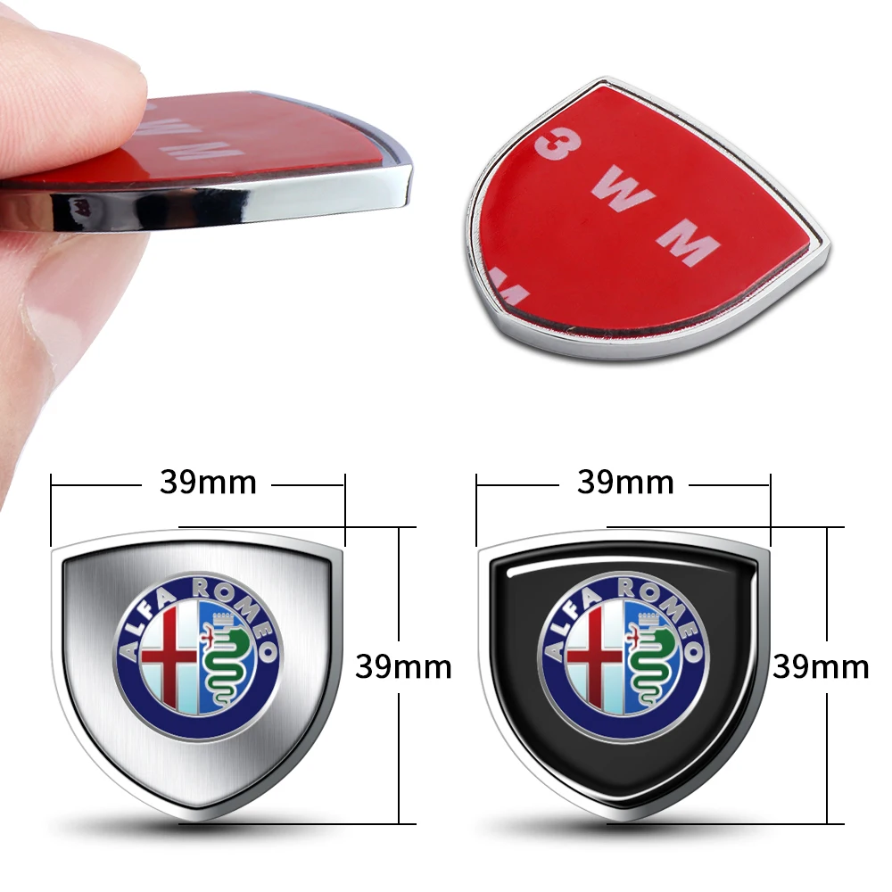 Estilo de coche Metal 3D cromo emblema de coche insignia pegatina para ...
