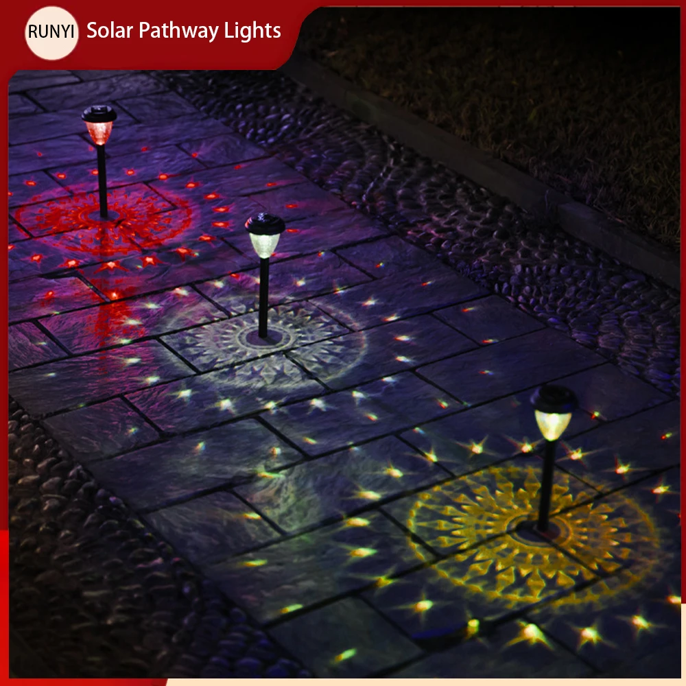 Waterproof Pathway Lights Outdoor LED Solar Pathway Light Powered ...