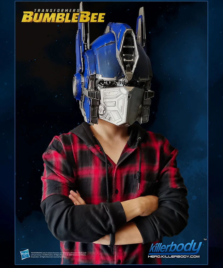 Real Optimus Prime Face Mask