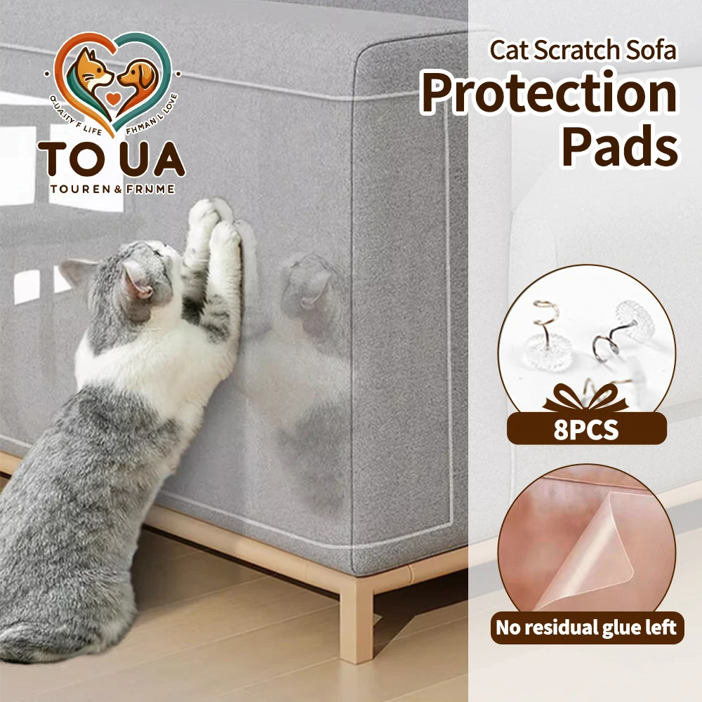 TOUA-Choice-30-60cm-Cat-Scratcher-Sofa-Tape-Protector-2Pcs-Cat-Scraper ...