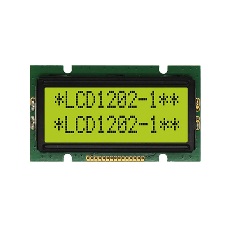 5v 1202 12x2 Stn Lcd Panel Compatible Wh1202a Led Yellow Display ...