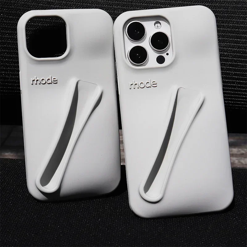 Rhode-funda-de-silicona-suave-con-soporte-para-pintalabios-carcasa-de ...
