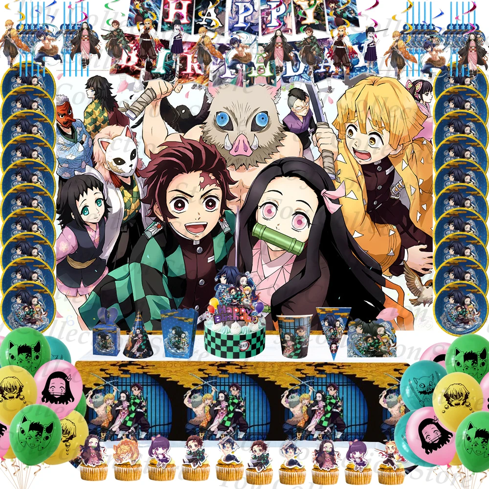 Demon-Slayer-kimetsu-no-yaiba-Party-decoration-And-Table-Accessories ...