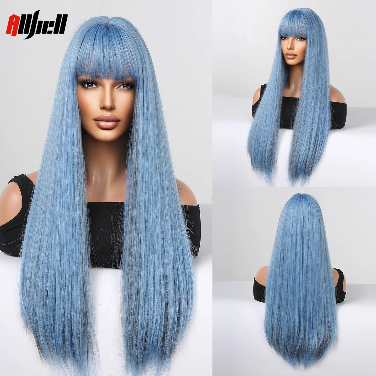 Light-Blue-Synthetic-Wigs-Long-Straight-Colorful-Cosplay-Gray ...