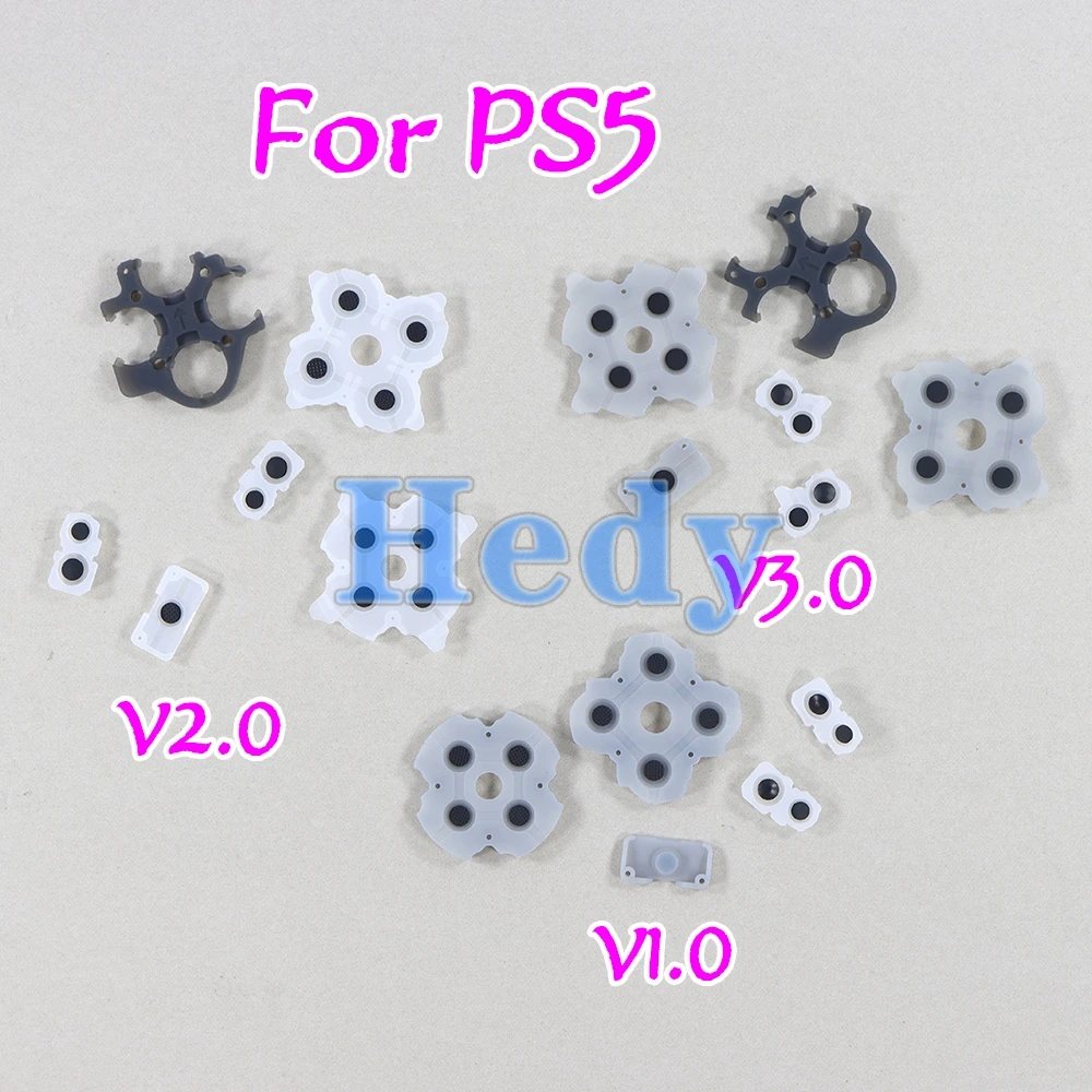 2sets-Soft-Rubber-Silicone-Conductive-Rubber-For-PlayStation-5-PS5-V1 ...