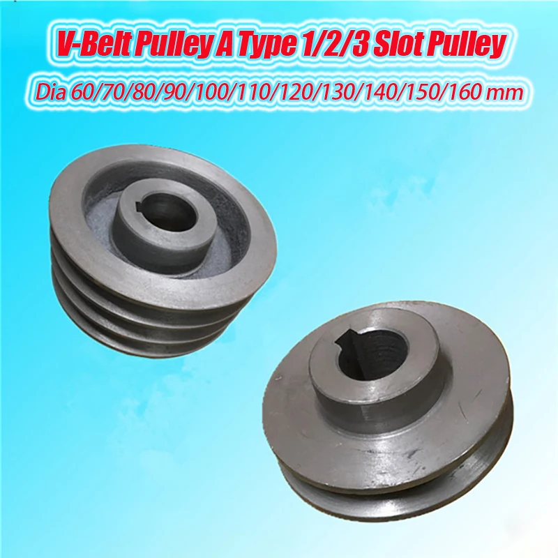 V-Belt-Pulley-A-Type-1-2-3-Slot-Pulley-Double-groove-Motor-Cast-Iron ...
