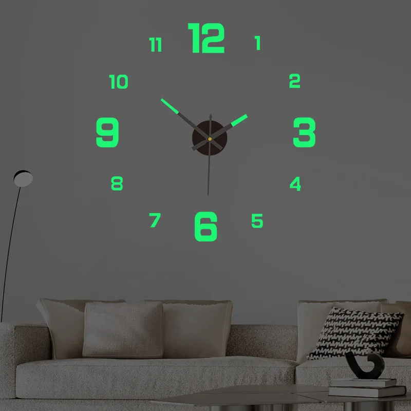 Creative-Luminous-Digital-Luminous-Clock-Personality-Home-Diy-Wall ...