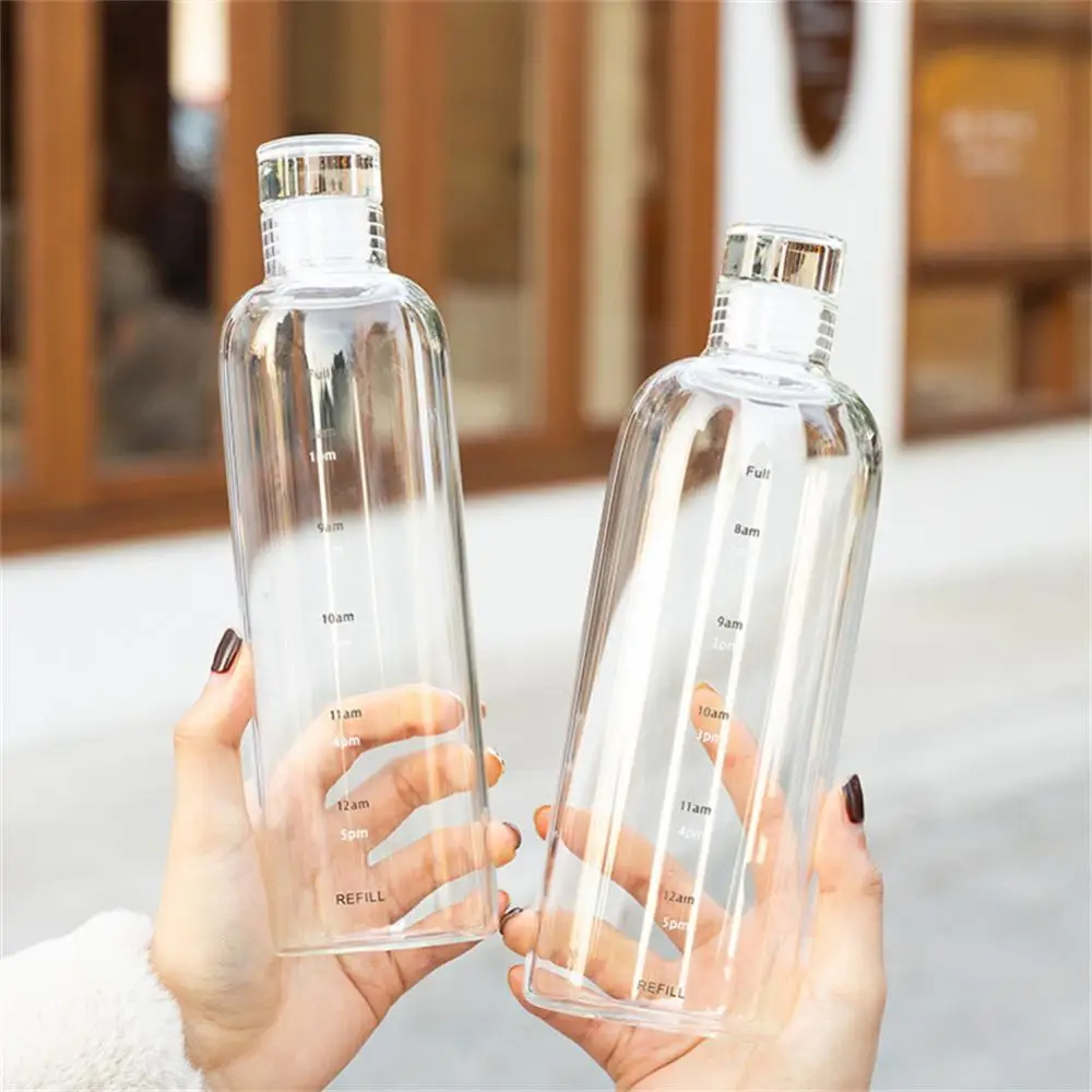 Glass-Water-Bottle-Leakproof-Drop-resistant-500-750ml-Transparent ...