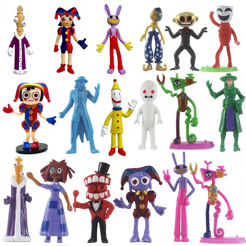 6-12Pcs Cartoon Characters Figura Model PVC The Amazing Digital Circus ...