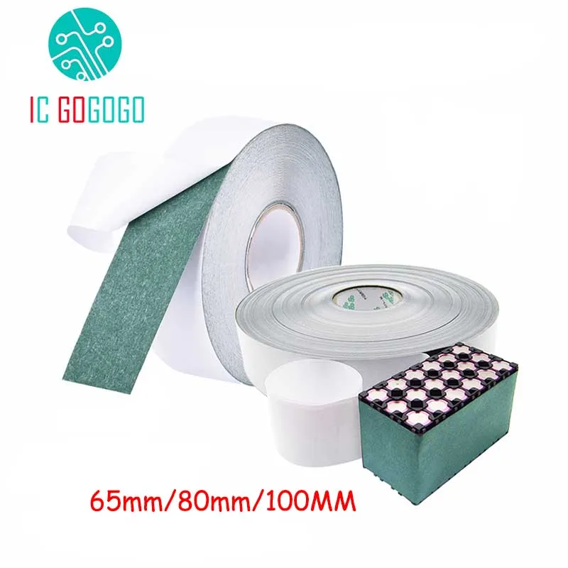 65mm 80mm 100mm 18650 Lithium Battery Insulation Gasket Barley Paper ...