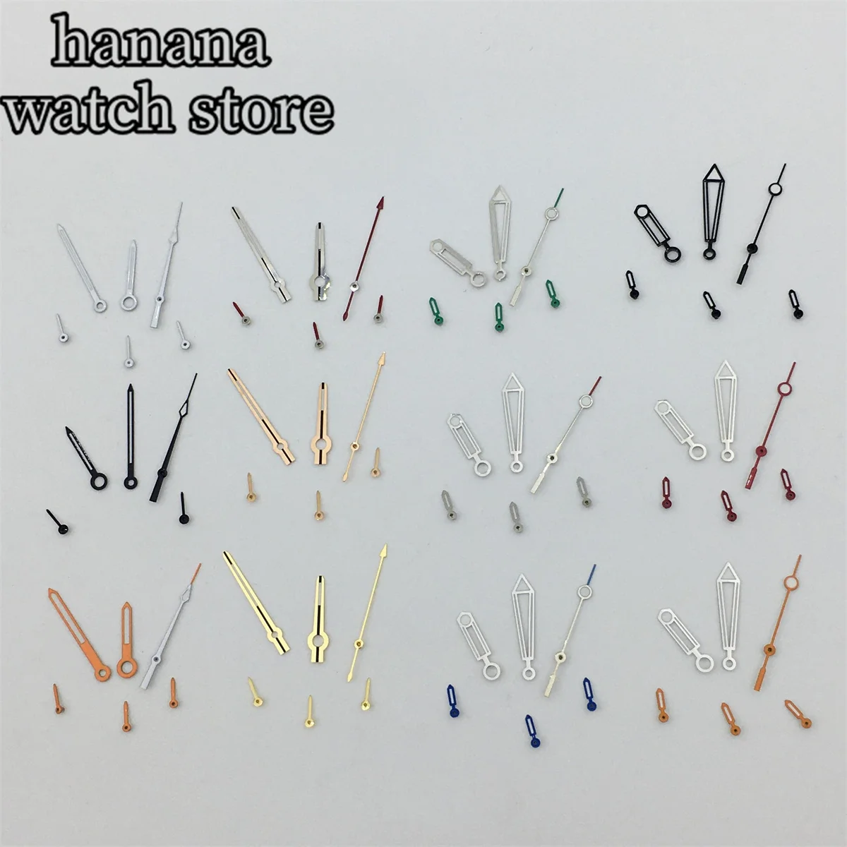 BLIGER VK63 VK64 Luminous Hands Red Orange Blue Green Rose Gold Men's ...
